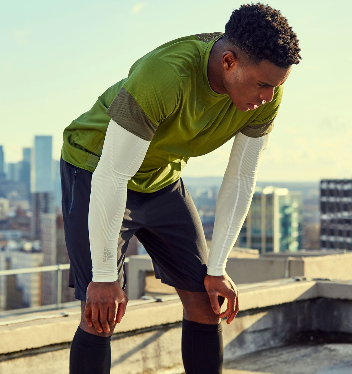 adidas Compression Arm Sleeves - White – LOBOCKI